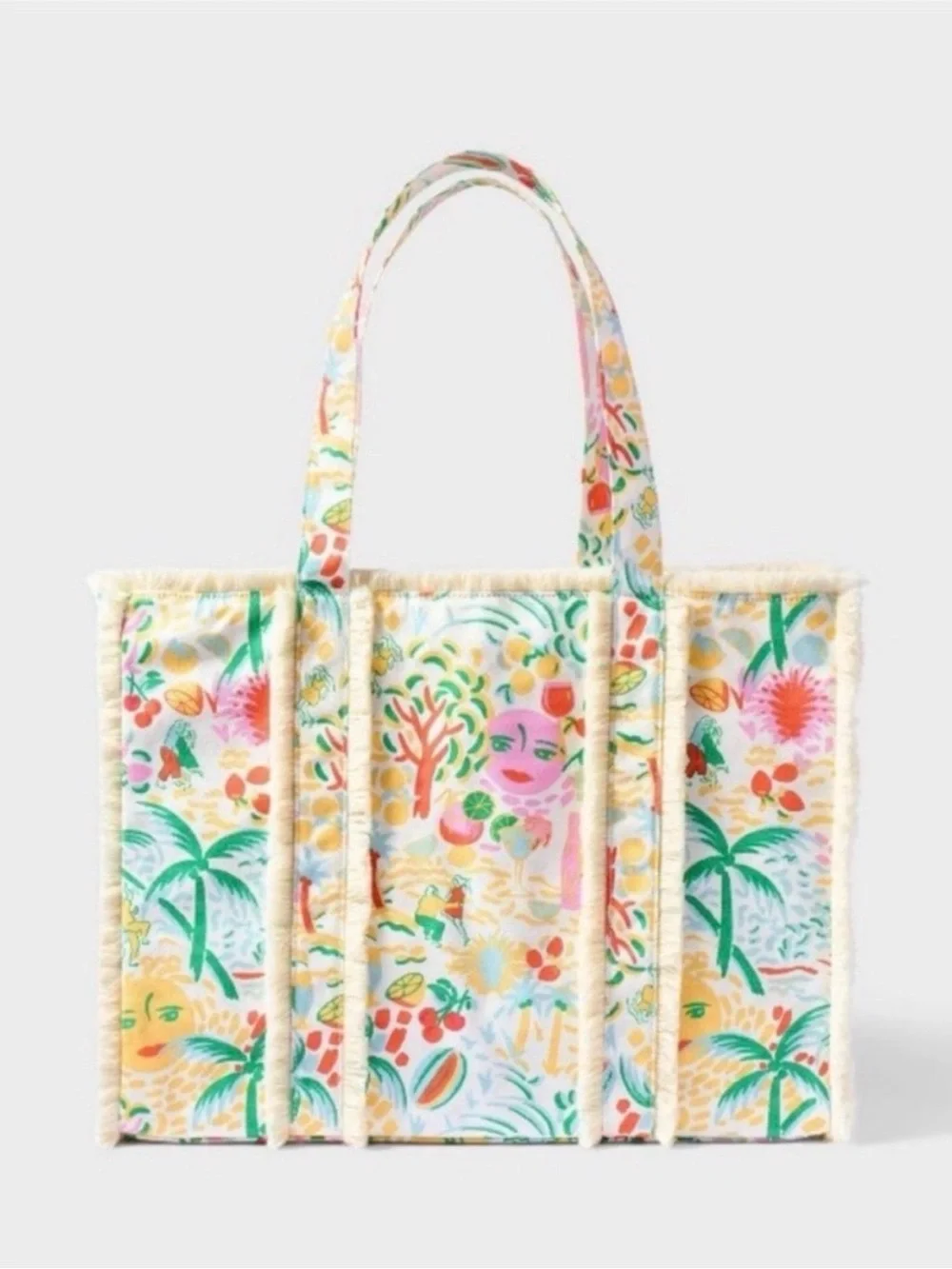 Roller Rabbit | Bags | Roller Rabbit X Target Canvas Tote Beach Bag ...